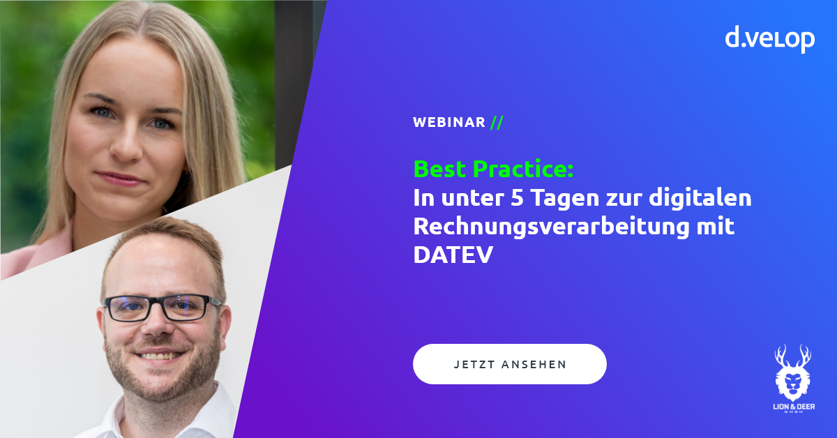 Webinar | Automatisierte Rechnungsverarbeitung mit DATEV